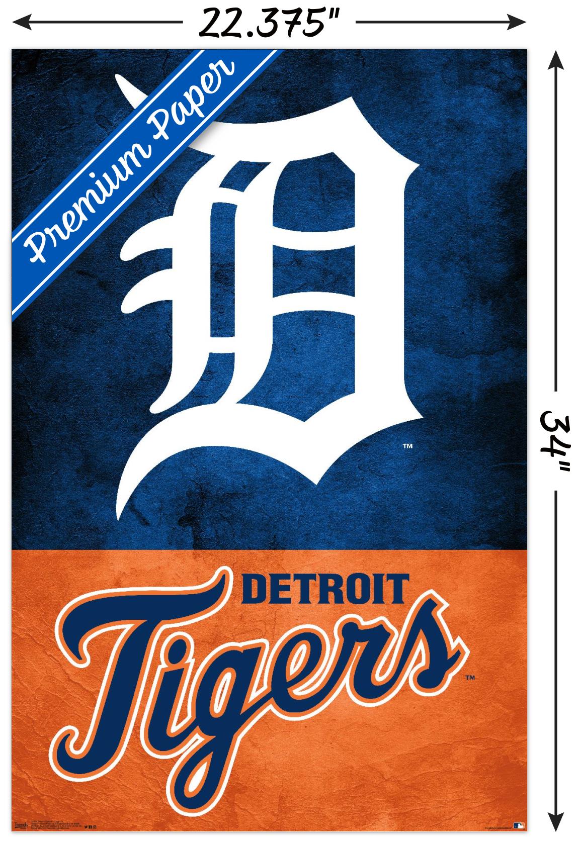 MLB Detroit Tigers - Logo Poster | eBay