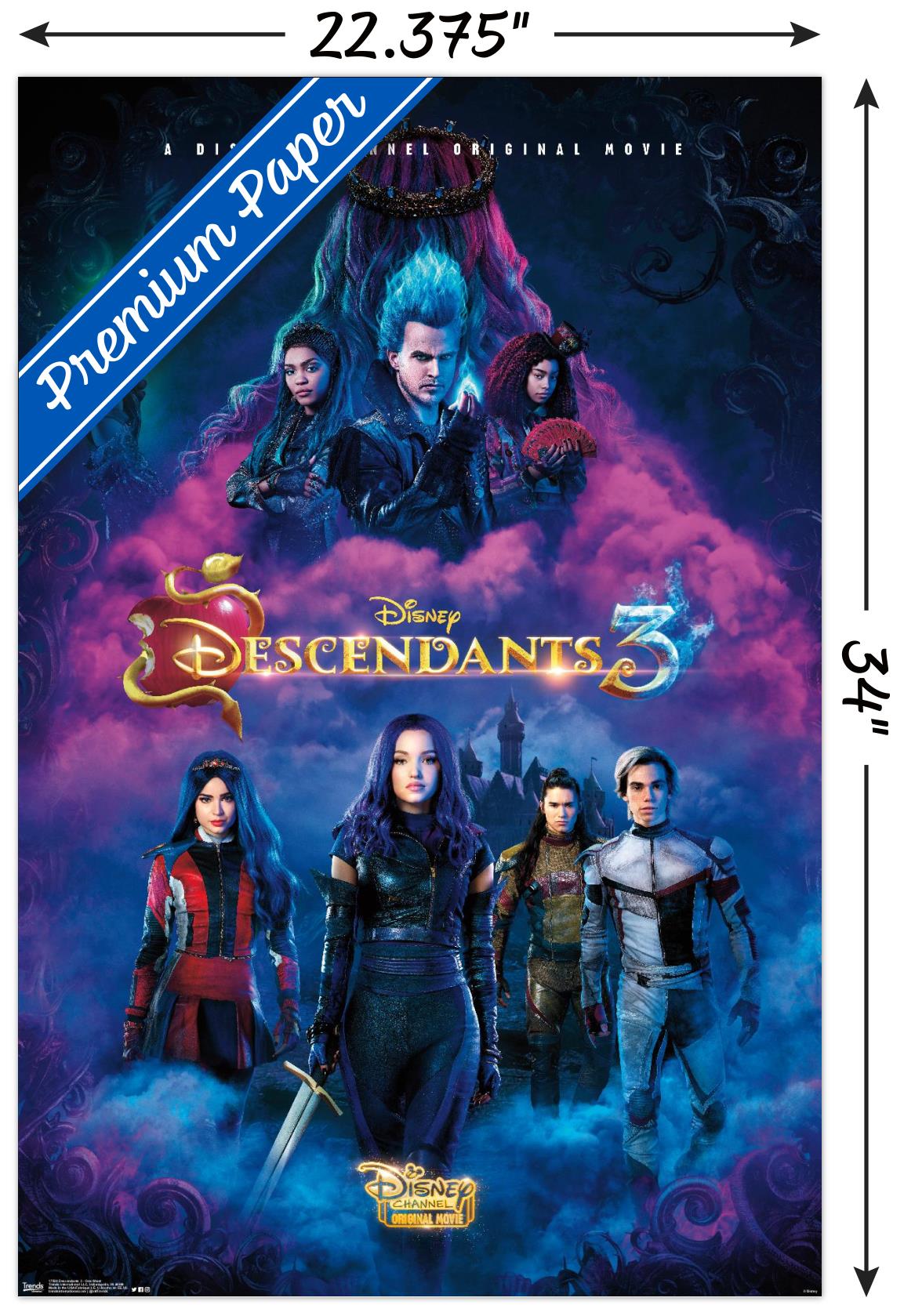 Disney Descendants 3 - One Sheet Poster | eBay