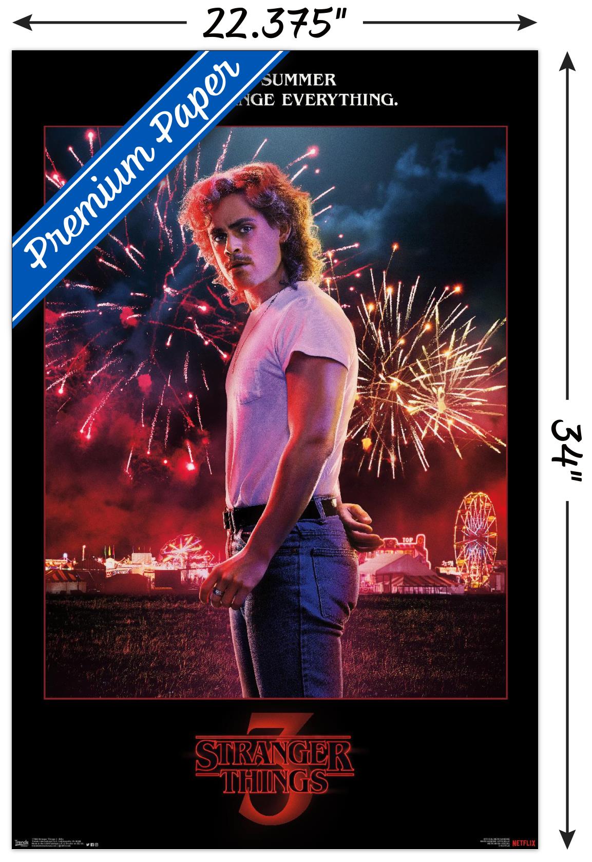 Netflix Stranger Things: Season 3 - Billy Poster | eBay