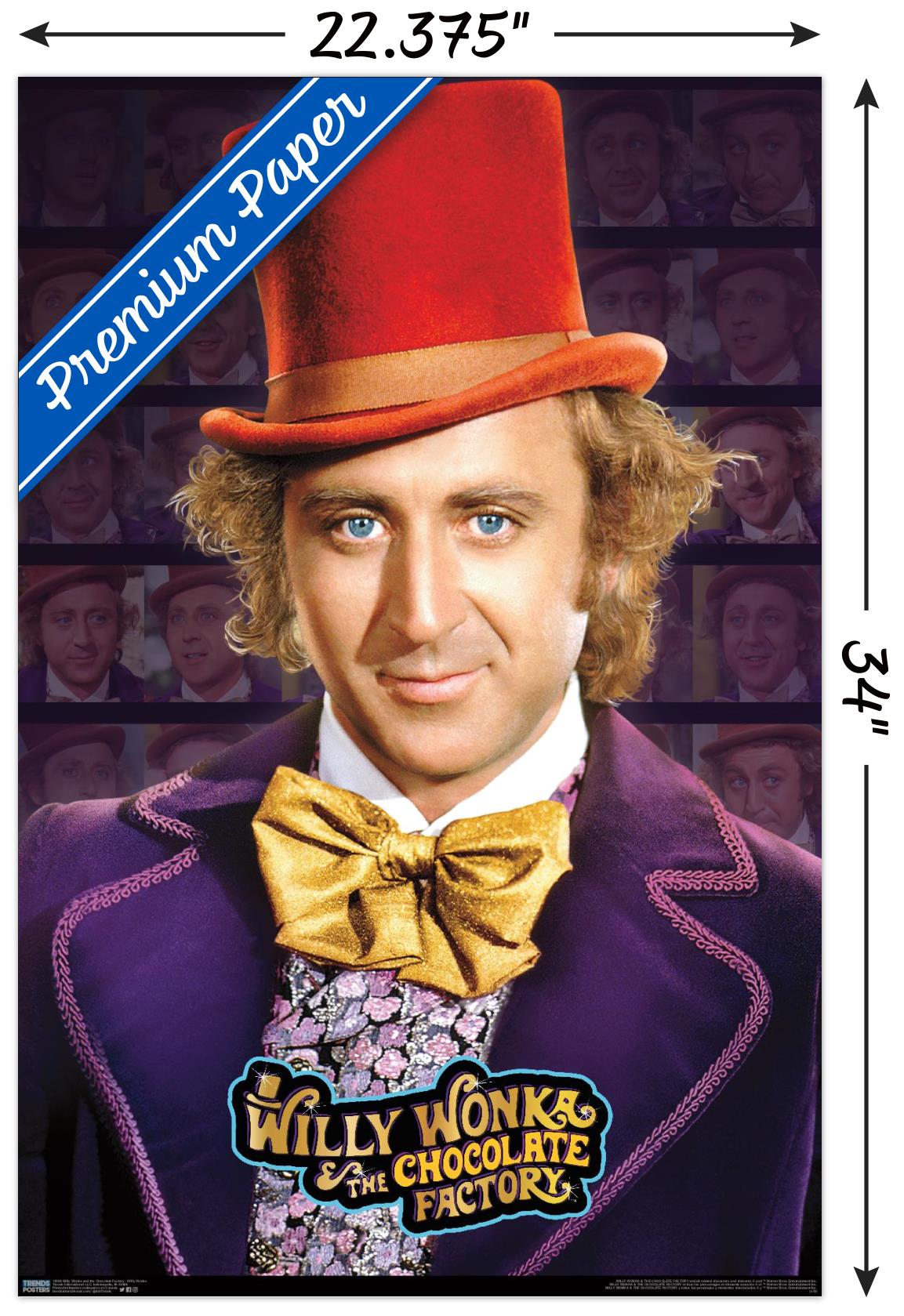 Willy Wonka And The Chocolate Factory - Willy Wonka Poster | eBay